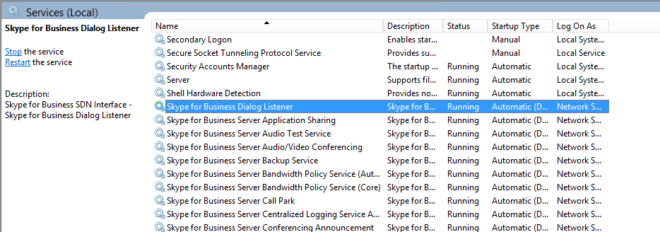Change the Skype4B SDN Interface Listener Config URL without re-installing - UcMadScientist.com