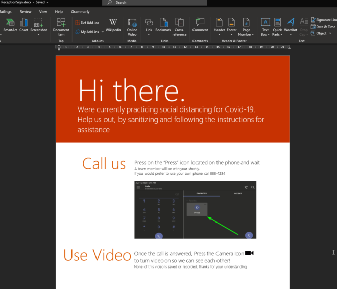 Building a Covid-19 Safe Unattended Reception in Microsoft Teams ...